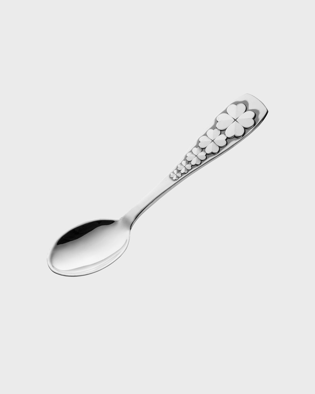 Four-leaf Clover Christening Spoon Silver | Kalevala